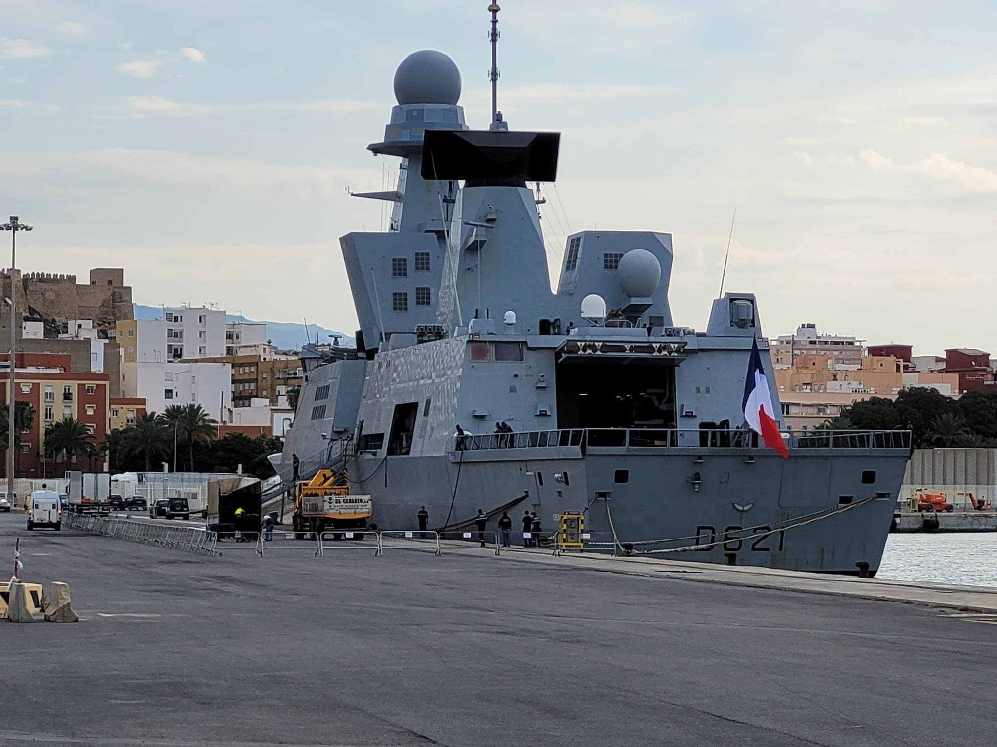 The French frigate Chevalier Paul has docked today at the port of ...